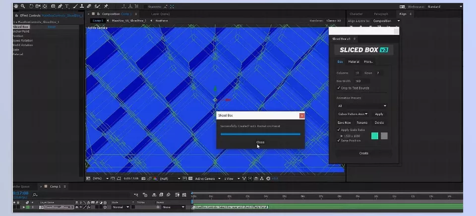 Aescripts - Sliced Box V3 Download v3.31 (Win, Mac)