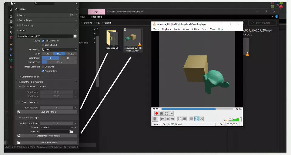 Blender - Render Multiple Instances Download v1.00