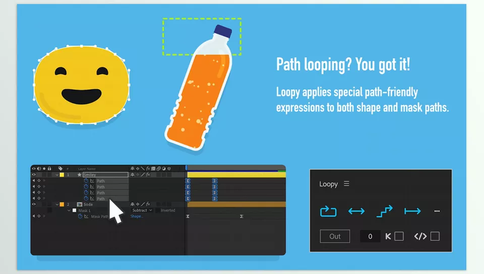 Aescripts - Loopy for AE Download v1.2.3 (Win, Mac)