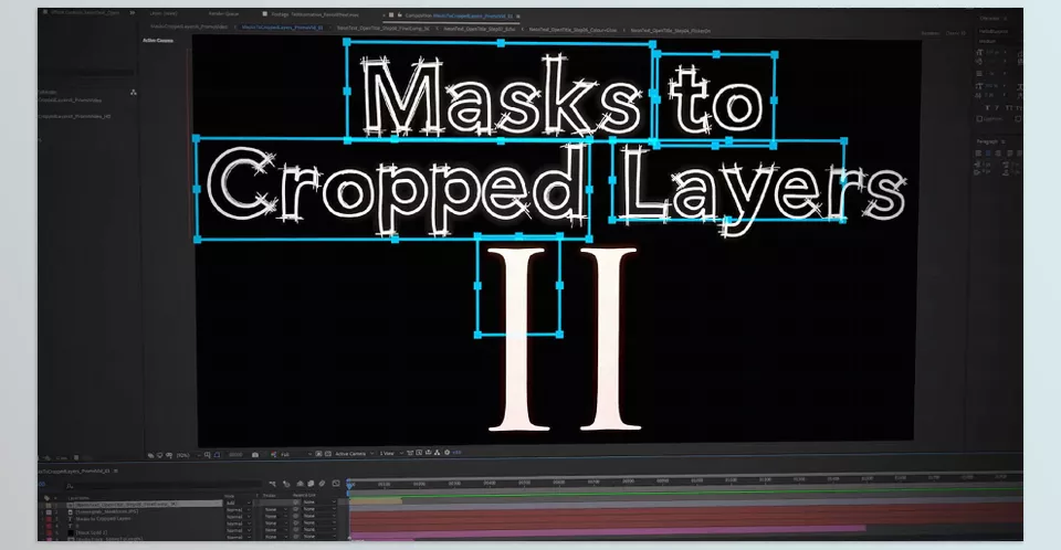 Aescripts - Masks to Cropped Layers II Download v2.1 (Win, Mac)