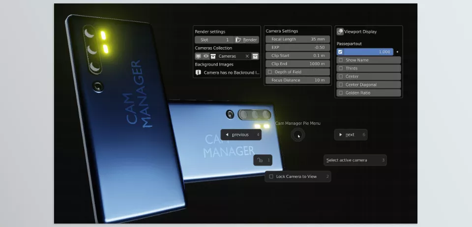 Blender - Cam Manager Download v1.1.1