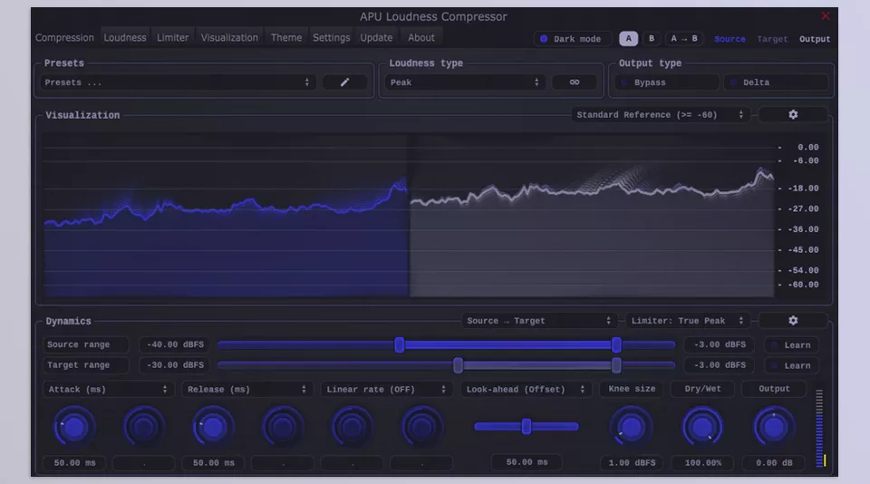 APU Software - APU Loudness Compressor Download v3.7.2 (Win, Mac)