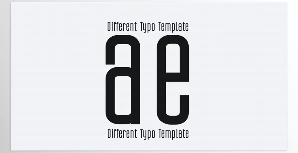 Videohive - Abstract Typo Download 52879868