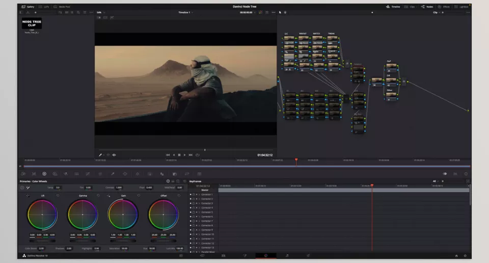 Film Space - JustKay Davinci Node Structure Download