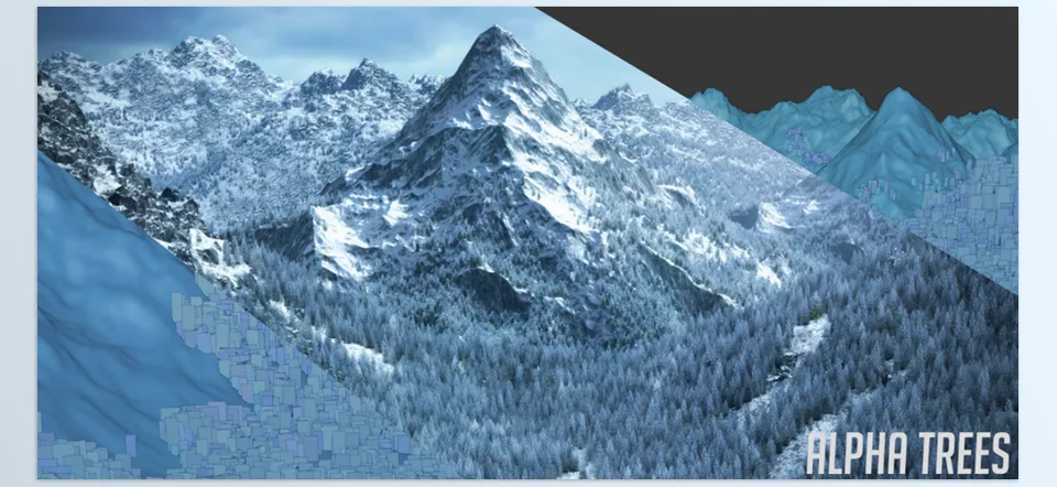 Blender - Alpha Trees Pro Download v2.3.6 (Render Massive Forests, Fast)