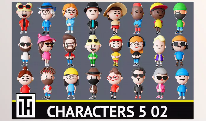 Unity Asset - Models Characters 5 02 Download v1.0