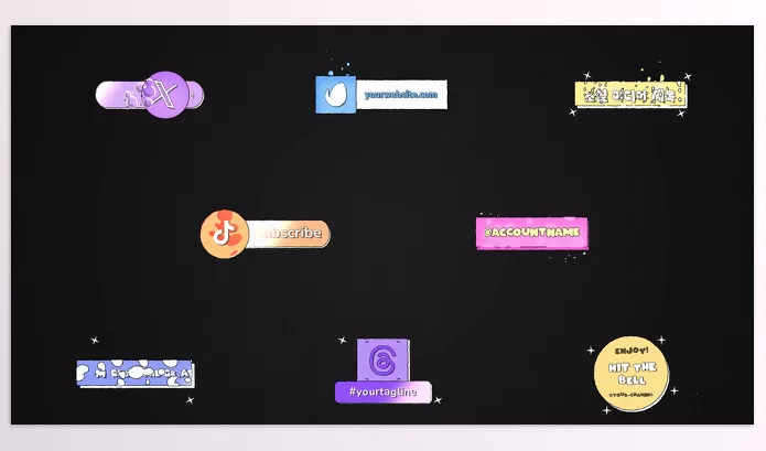 Videohive - Social Media Liquid Plates for After Effects Download 53542644